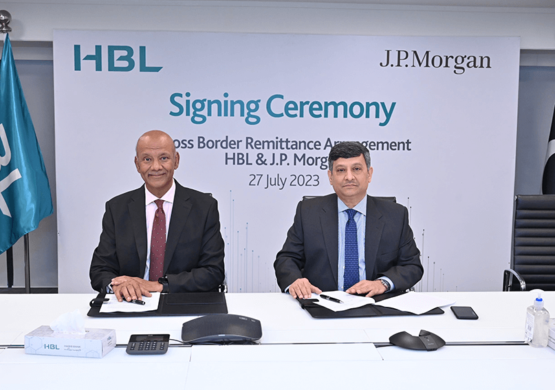 HBL | News And Media | Hbl J.p Morgan Enter Into An Agreement For Secure And Cost Effective ...